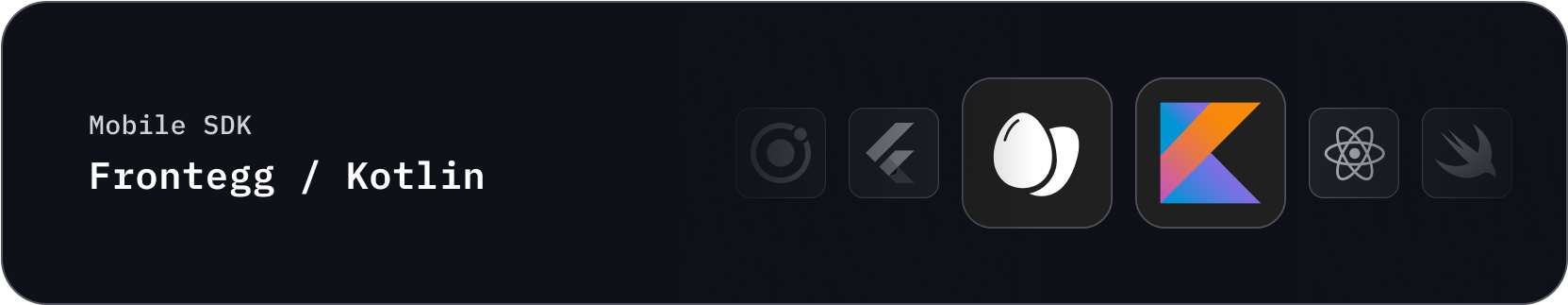 Frontegg Android SDK Documentation